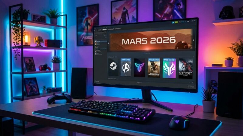 Steam : 11 jeux gratuits à récupérer (Mars 2026) – Le v | Materiel ...
